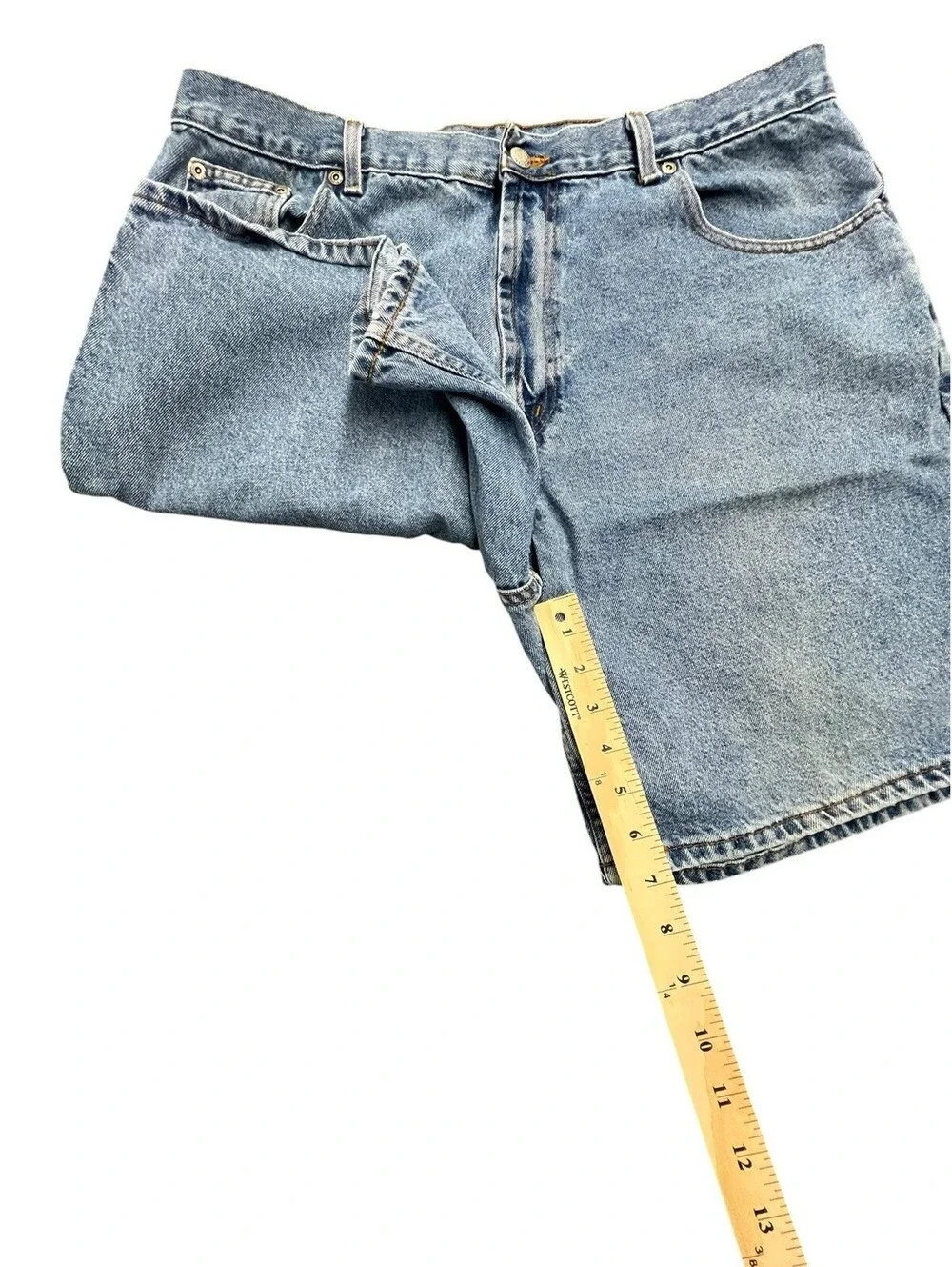 Shorts | Vintage Denim Jorts Light Wash Baggy Jorts Mens 36 Y2k Skater ...